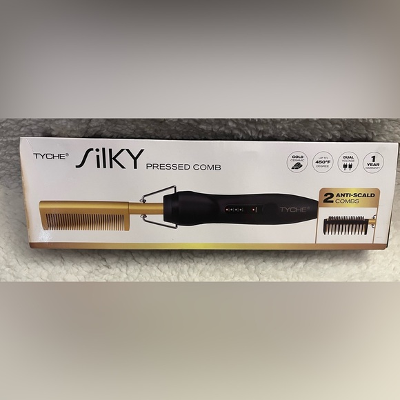 Tyche | Hair | Silky Hair Pressed Comb Transforms Unruly Hair To Soft ...
